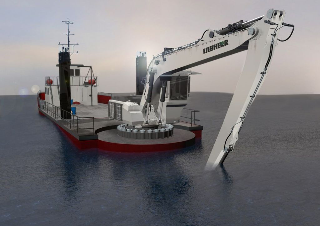 LIEBHERR P 9150 Pontoon Excavator