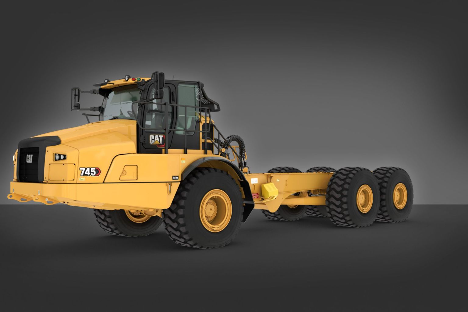 CAT 745 Bare Chassis Articulated Truck