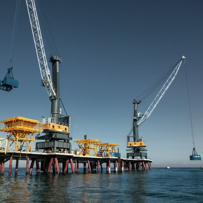 LIEBHERR LHM 550 Mobile Harbour Crane